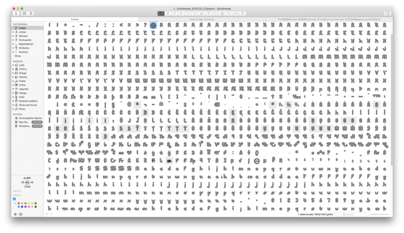 PampaType Font Foundry | Octothorpe, or how to enjoy redesigning a ...