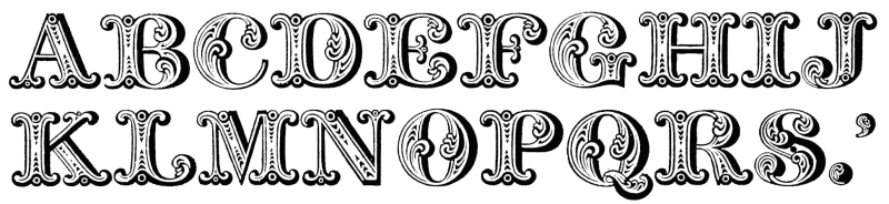 PampaType Font Foundry | With hollow feet and harlequin hats: Tuscan ...